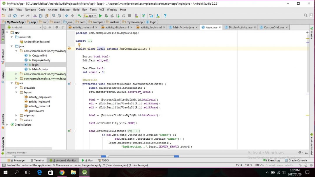 Summer School • Android Code … Gridview Is Amazing